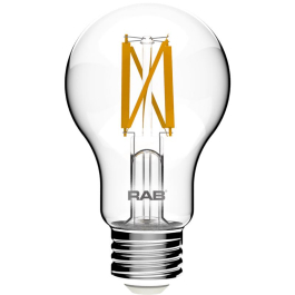 RAB A19-9-E26-927-F-C 9W Clear Filament LED A19 Lamp - Dimmable - 2700K ...