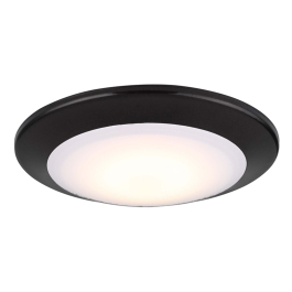 Canarm 6" LED Disc Light - 15W - 3000K - 120V - Black - LED-SM6DL-BK-C ...