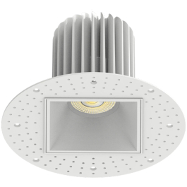 4" Square Trimless Recessed LED Downlight - CCT Selectable - 38° Beam ...