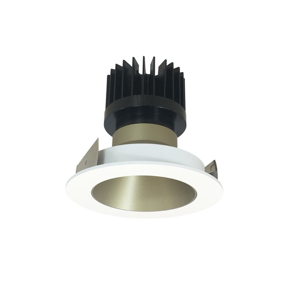 Nora Lighting NIO-4RNDC27XCHMPW/HL 4" Iolite LED Downlight - Round Deep ...