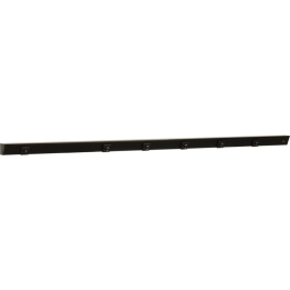 48" Slim Angled Power Strip - Right Wire Entry - 5 Black Receptacles ...