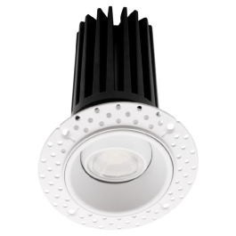Lotus LED-2-S11W-DTW-WH-EY-T 2" Trimless Round Gimbal LED Downlight ...