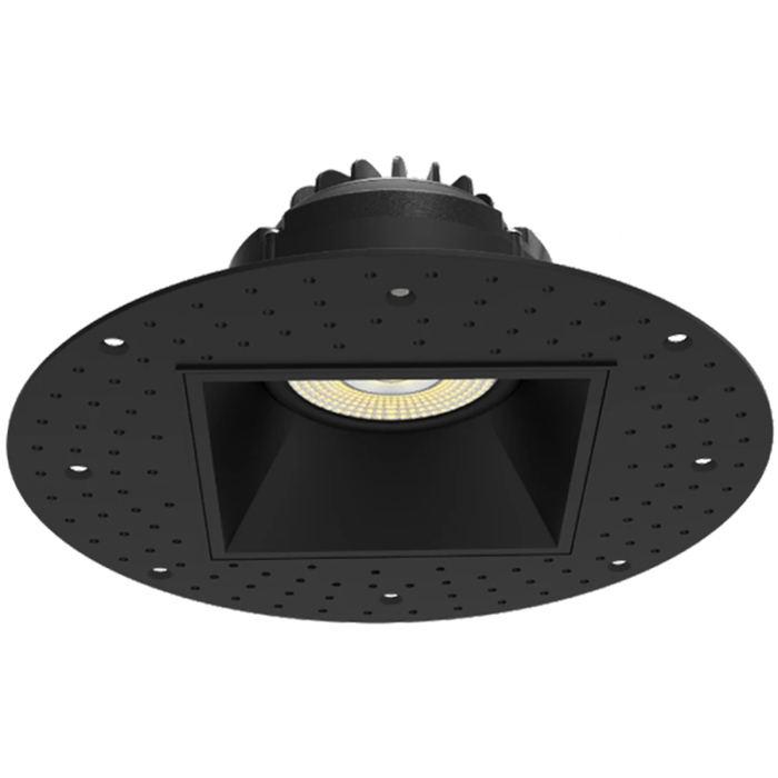 4" Square Trimless Gimbal Recessed LED Downlight - CCT Selectable - 38 ...