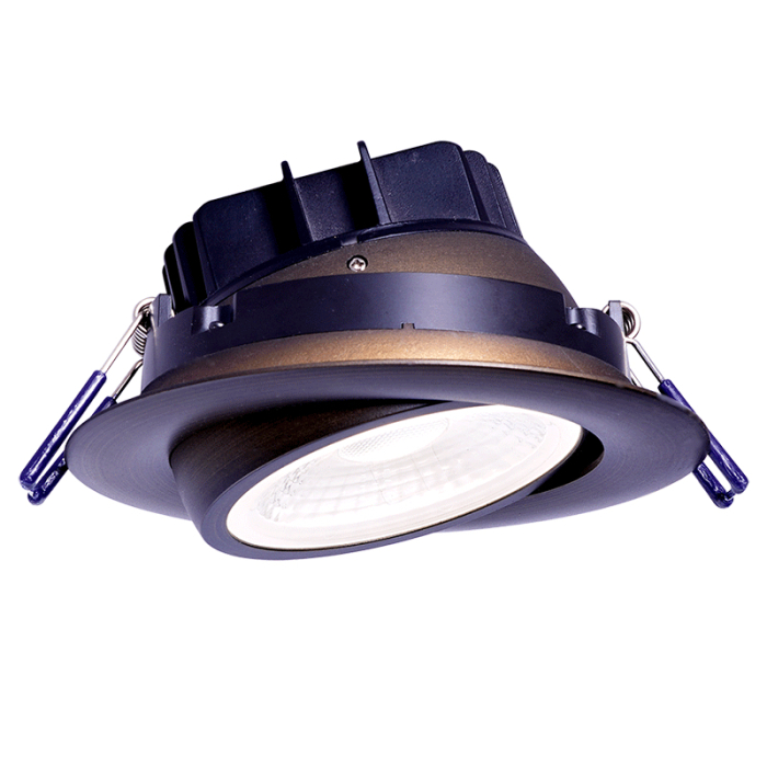 4" Eyeball Gimbal LED Downlight - 11W - Dim to Warm / 3K-18K - 120V ...