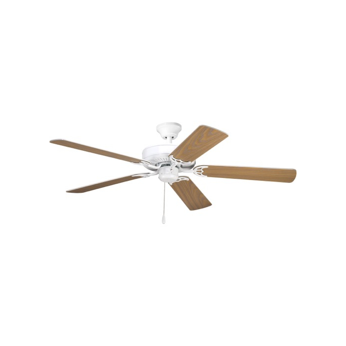 Progress Lighting P2501-30 AirPro 52" 5-Blade Ceiling Fan - Reversible ...