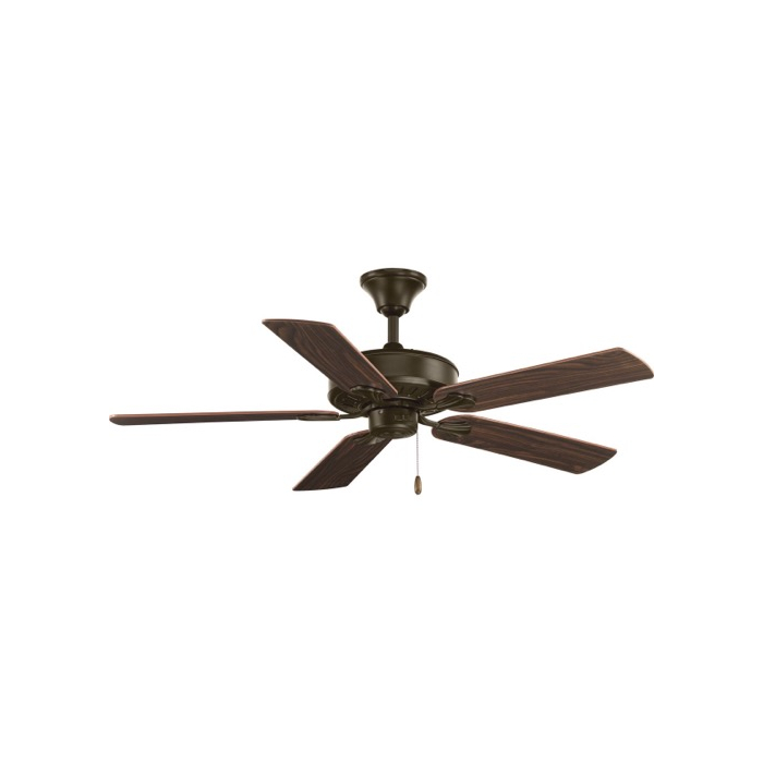 Progress Lighting P2503-20 AirPro 52" 5-Blade Ceiling Fan - Reversible ...
