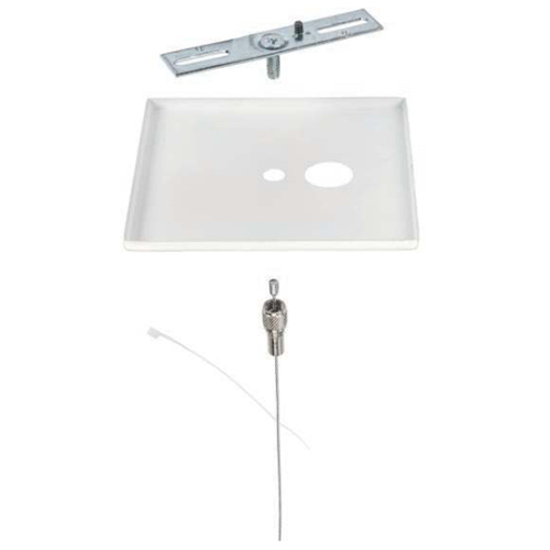 Keystone KT-LALED-5SC-1-F-KIT 5" Square Canopy Cover Feed Kit - J-Box ...